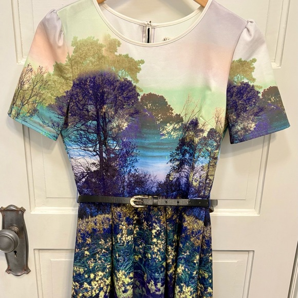 Uttam London | Dresses | Sunrise Forest Print Aline Dress | Poshmark